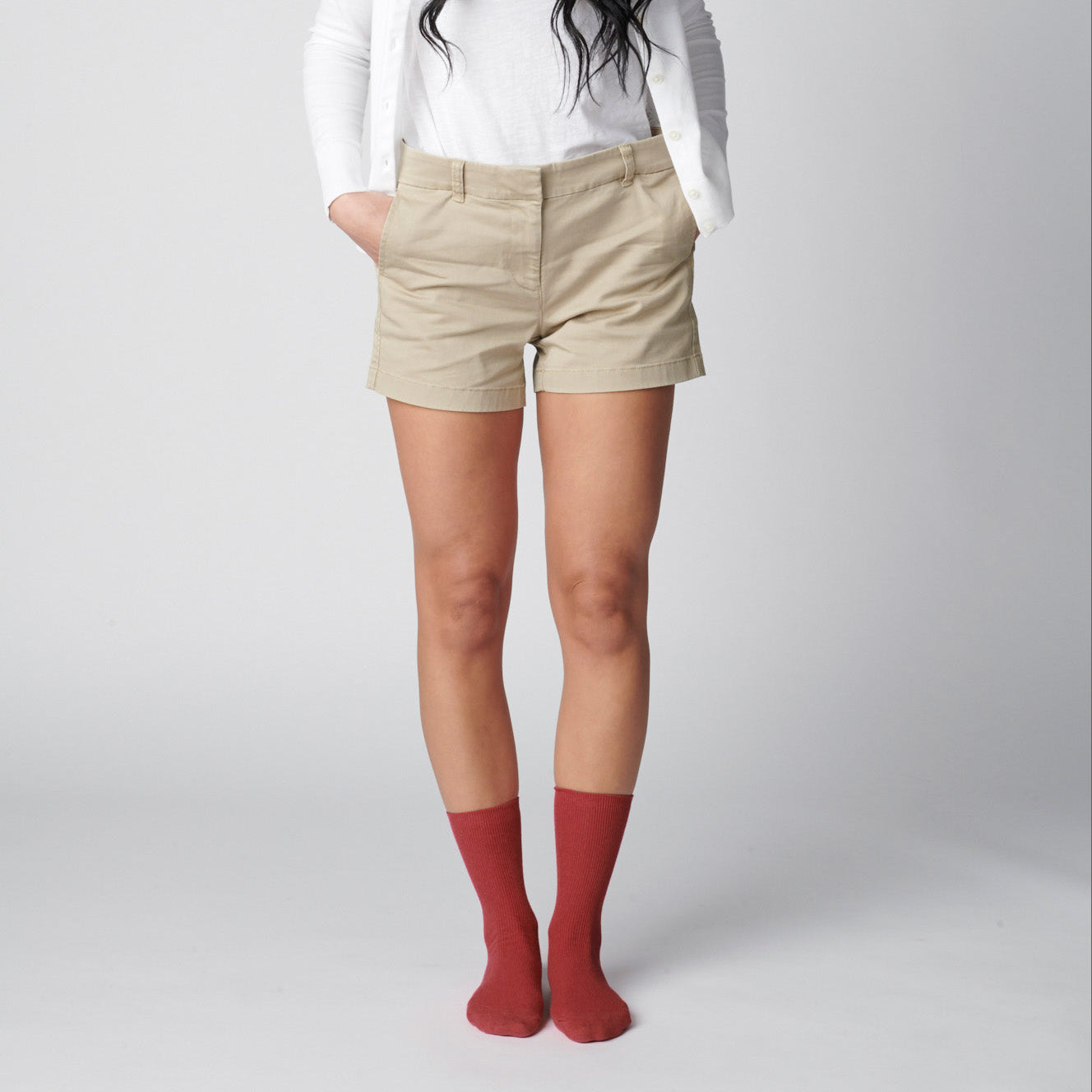 Terra - Everyday Solid Brown Cotton Crew Socks – Hooray Sock Co.