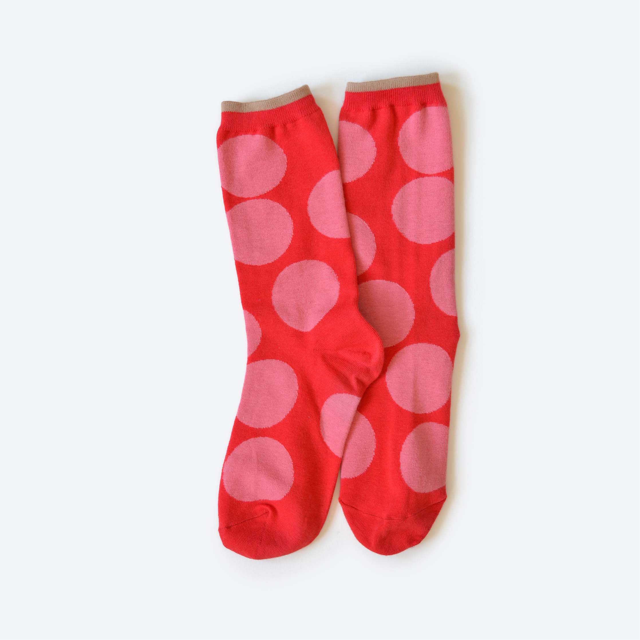 Big Dot Red - Polkadot Crew Socks – Hooray Sock Co.